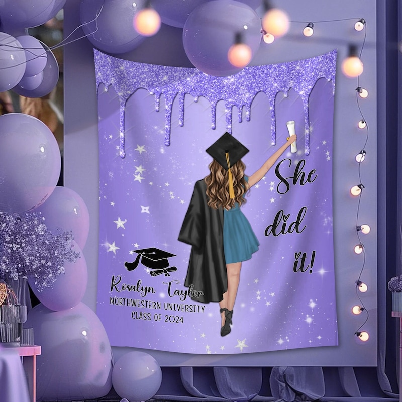 Graduation Backdrop - Etsy