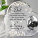 Personalized Photo Memorial Heart Acrylic Plaque, in Loving Memory ...