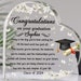 Personalized Graduation Print Heart Acrylic Plaque, Graduation Gift for ...