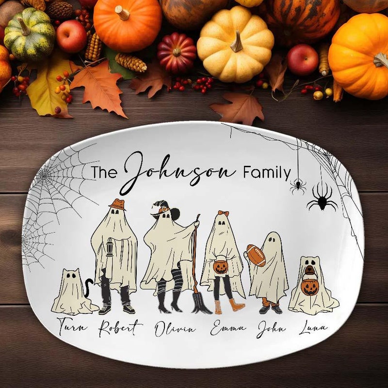 Halloween Plate - Etsy
