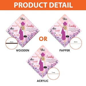 Personalized Biology Science Graduation Cap Topper, Class of 2024 ...