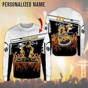 Personalized DJ Shirt for Amateur and Professional Djs, Custom Gift for ...