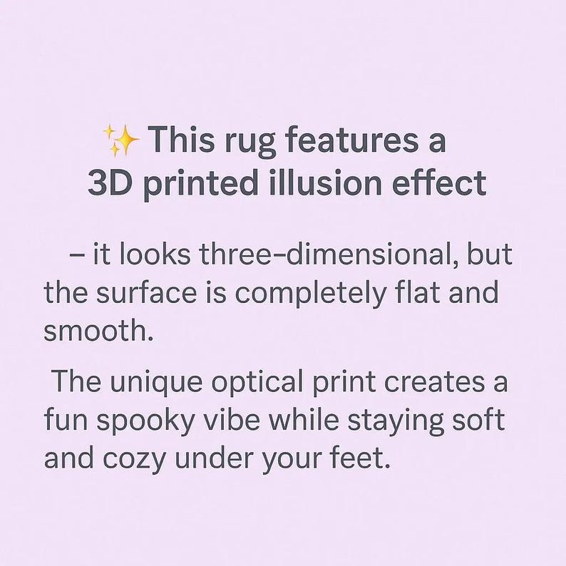 Bigfoot Illusion Round Rug, Printed 3D Bigfoot Carpet, Unique Forest ...