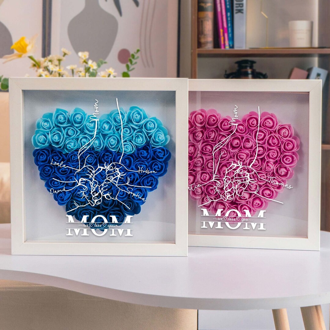 Personalized Shade Flower Box for Mom, Mother's Day Gifts, Gifts for ...