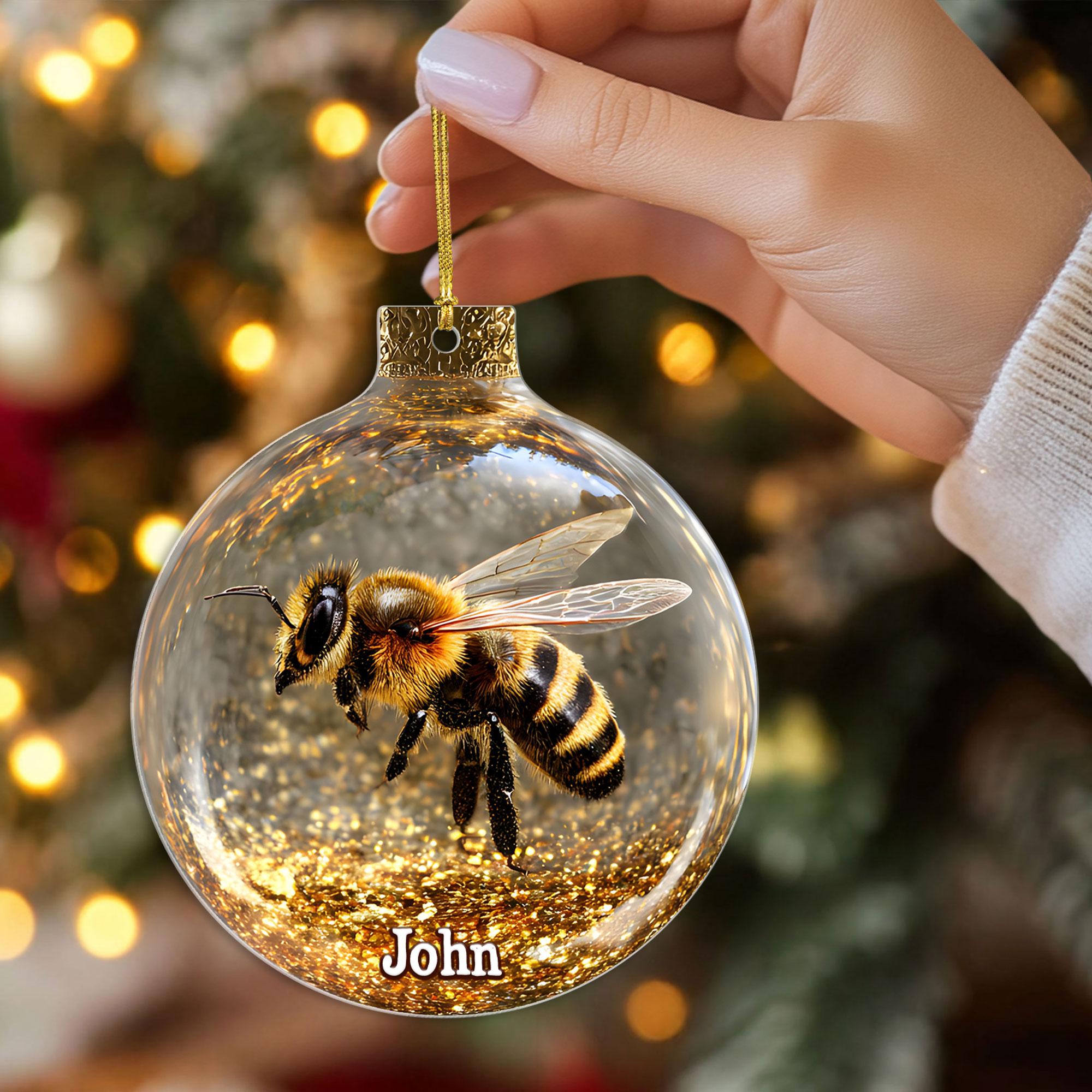 Custom 2D Insect Christmas Ornaments With Names – Bee, Butterfly ...