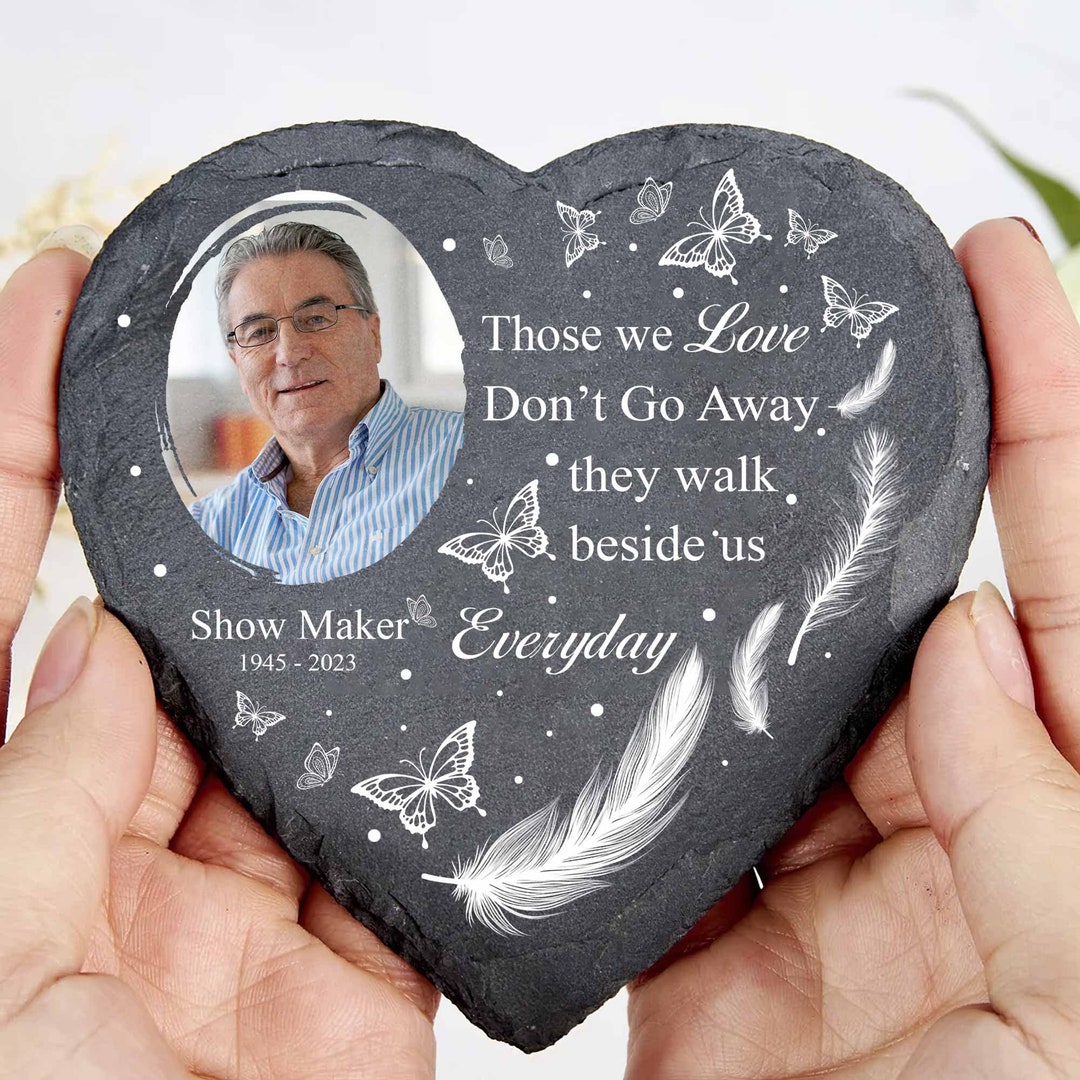 Custom Memorial Stone, Indoor/outdoor Use, Remembrance Stone for Home ...