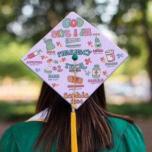 Personalized Pharmacy Tech Graduation Cap Topper, Pharm.d Next Cap ...