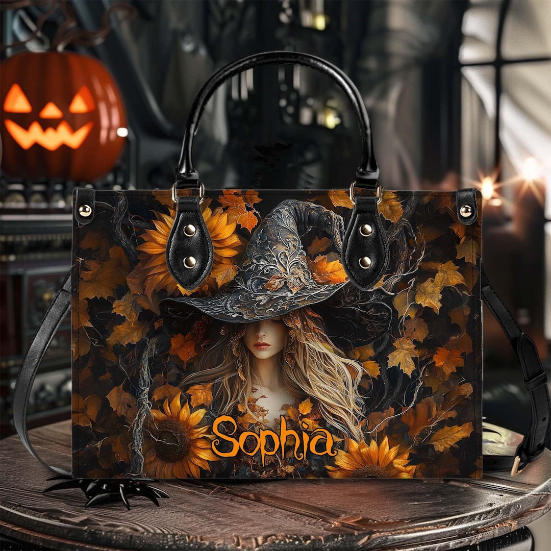 Personalized Salem Witch Print 3D Art Handbag With Handle & Wallet ...