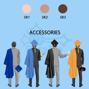 Personalized Graduation Cap Topper for Muslim Male, Islamic Cap ...