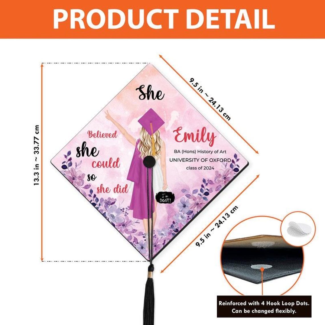 Personalized Pediatric Nurse Graduation Cap Topper, Class of 2025 ...