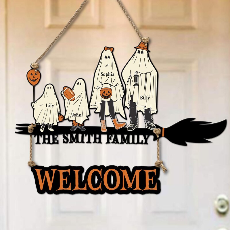 Halloween Door Sign - Etsy