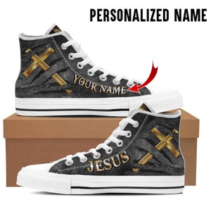 Custom Jesus Cross Jesus Saved My Life, A Warrior of Christ Jesus High ...