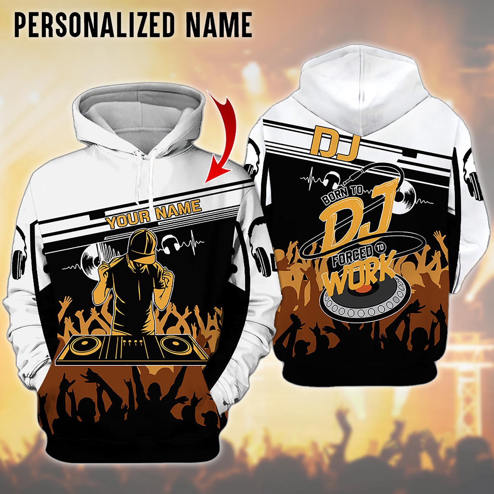 Personalized DJ Shirt for Amateur and Professional Djs, Custom Gift for ...