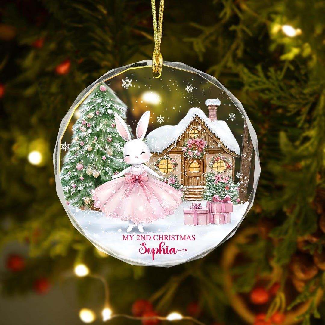 Custom Name My Second Christmas Ornament, the 2nd Xmas Ornament for ...