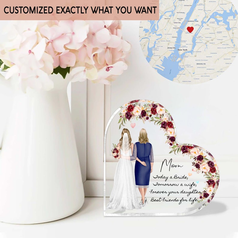 Personalized Mother of the Bride Gift From Daughter Wedding - Etsy Canada