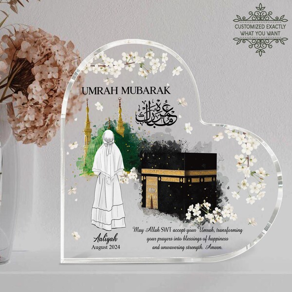 Hajj Mubarak Acrylic Plaque - Etsy