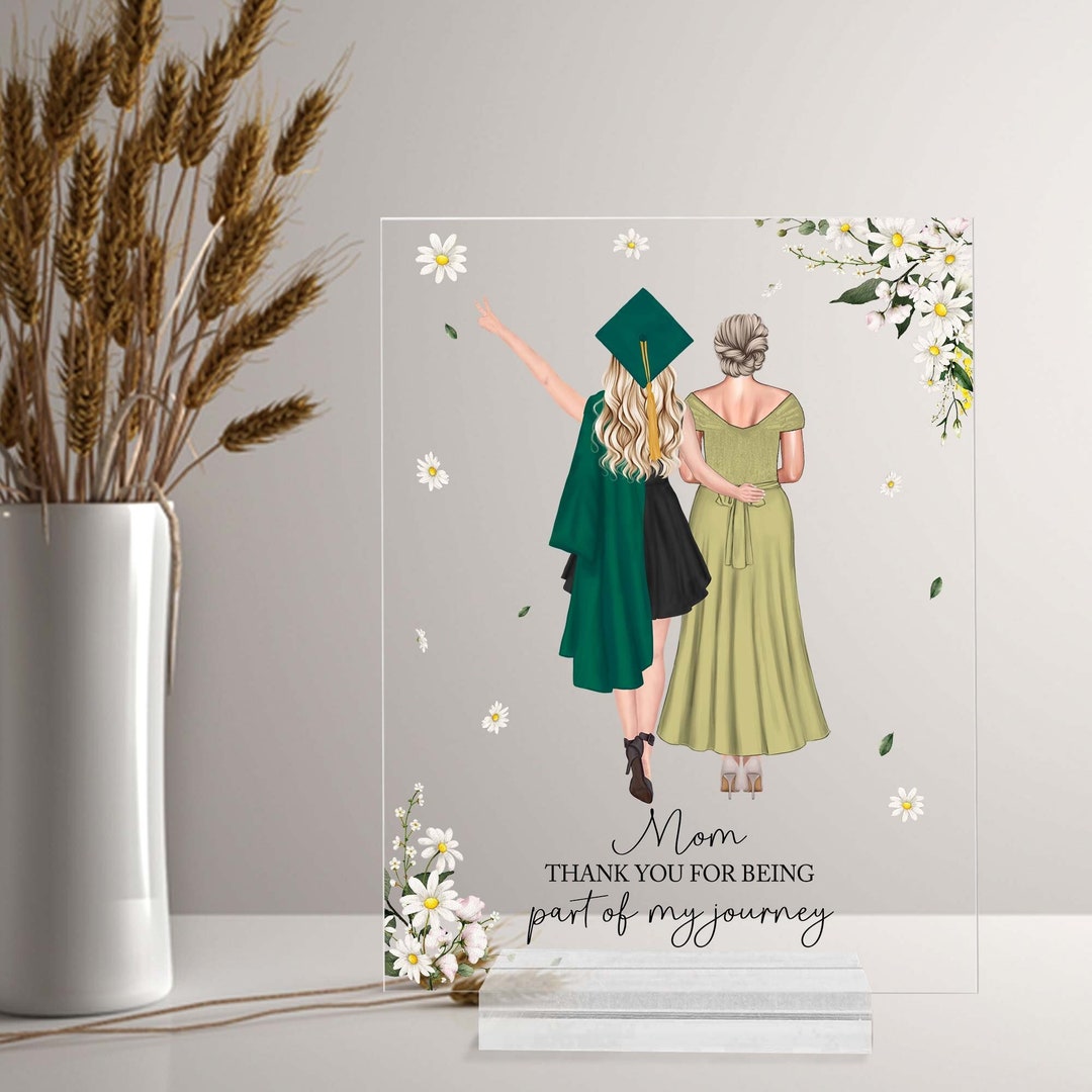 Personalized Graduation Daughter With Mom Print Rectangle Plaque ...