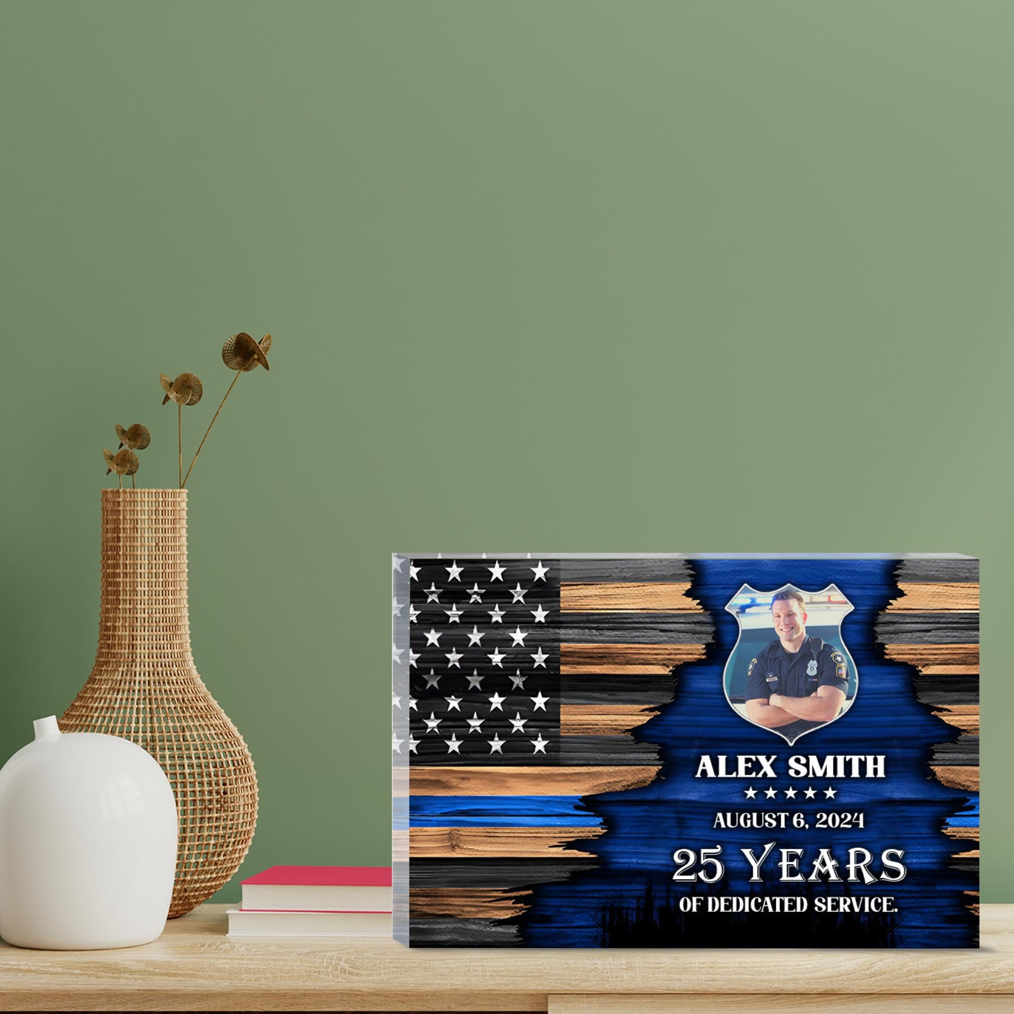 Personalized Police Officer Retirement Acrylic Block, Police Retirement ...