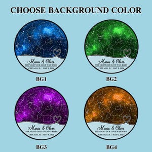 Personalized Star Map Faux Stained Glass Suncatcher, Gift for Couple ...