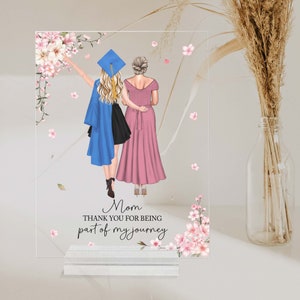 Personalized Graduation Daughter With Mom Print Rectangle Plaque ...