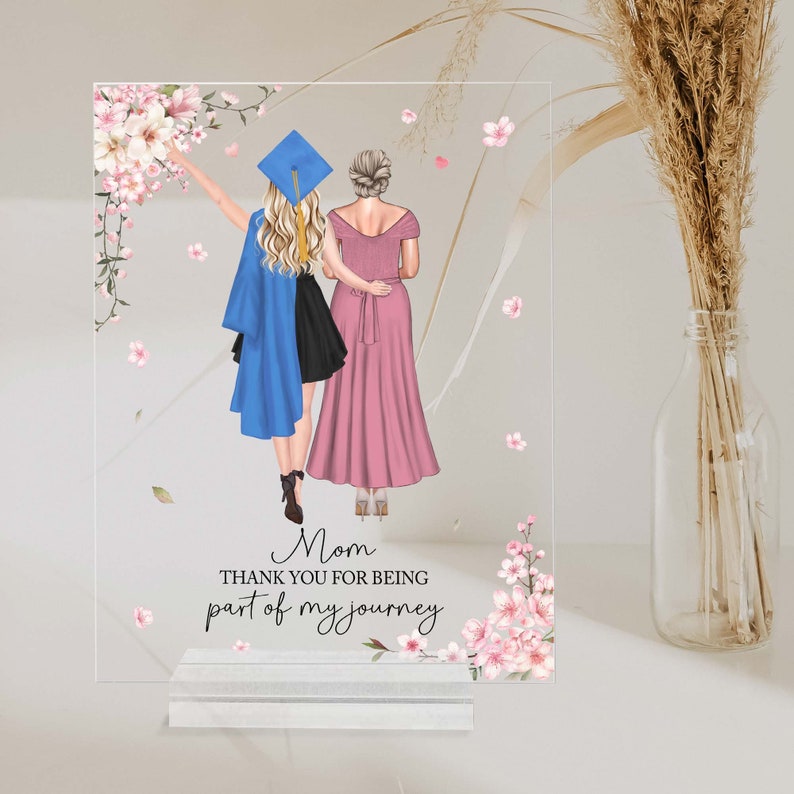 Personalized Graduation Daughter With Mom Print Acrylic - Etsy