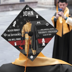 Personalized Never Forget the Difference You Will Make Firefighter ...