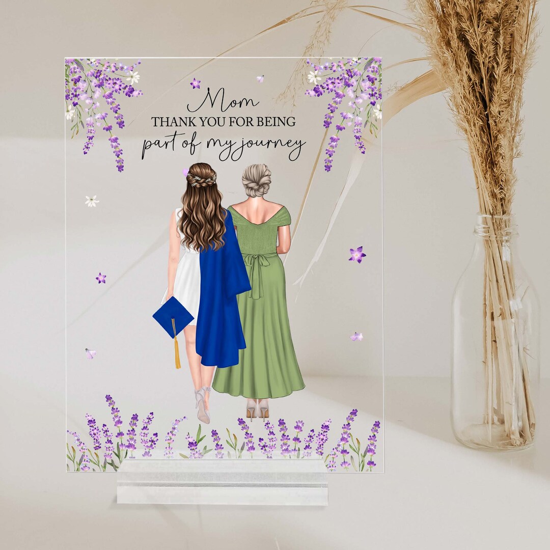 Personalized Graduation Daughter With Mom Print Acrylic - Etsy