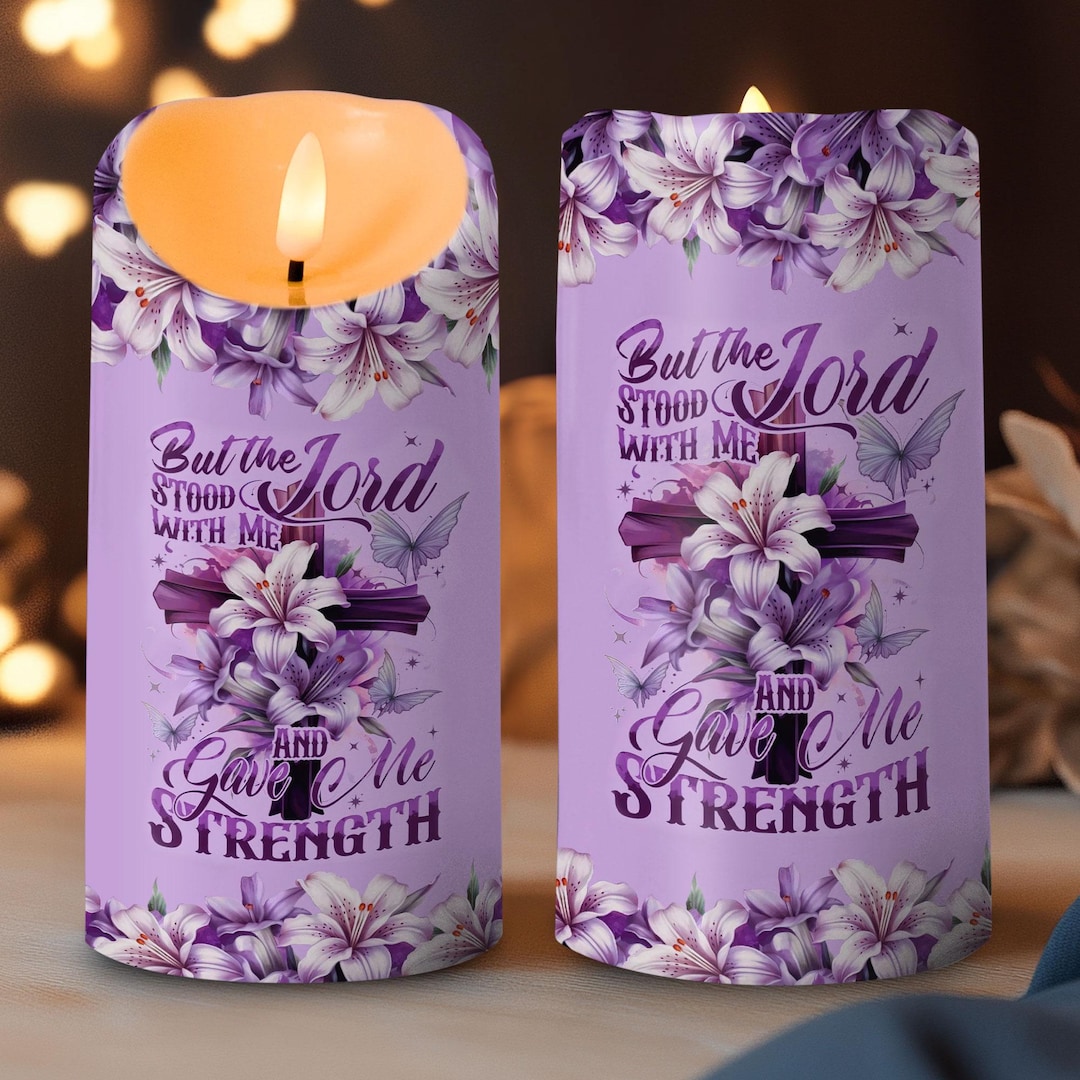 Jesus LED Candle, Faith Hope Love Candle, Christian Gift, Religious ...