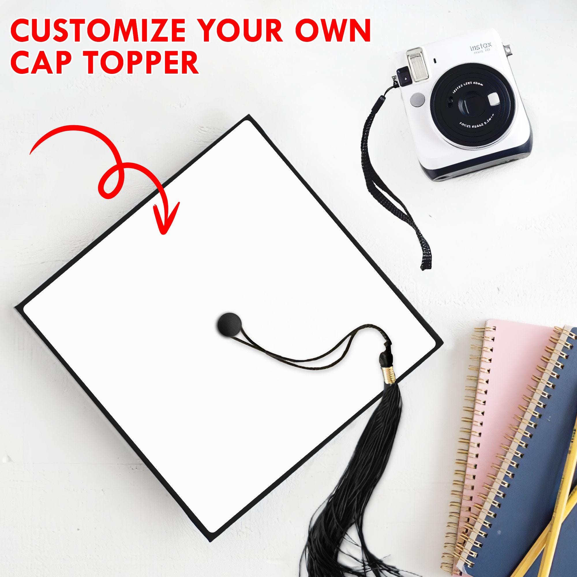 Personalized Graduation Cap Topper for Muslim Male, Islamic Cap ...
