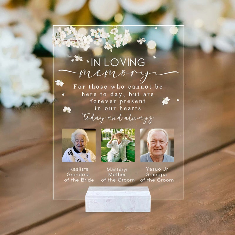 Memorial Table Sign - Etsy