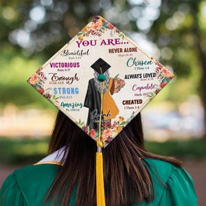 Personalized Graduation Cap, Custom Graduation Cap Topper, Class of ...