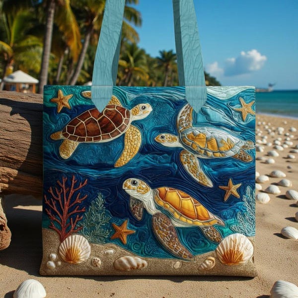 Quilted 3d Tote - Etsy UK