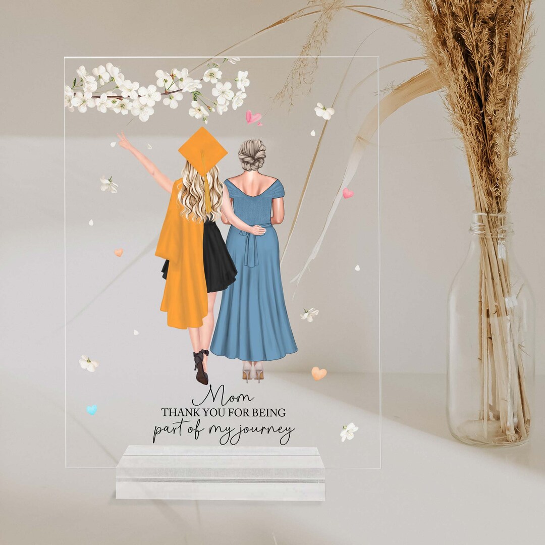 Personalized Graduation Daughter With Mom Print Rectangle Plaque ...