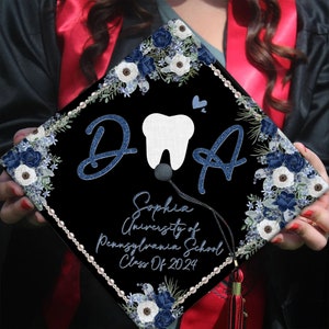 Personalized Dental Assistant Graduation Cap Topper, Grad Cap Topper ...