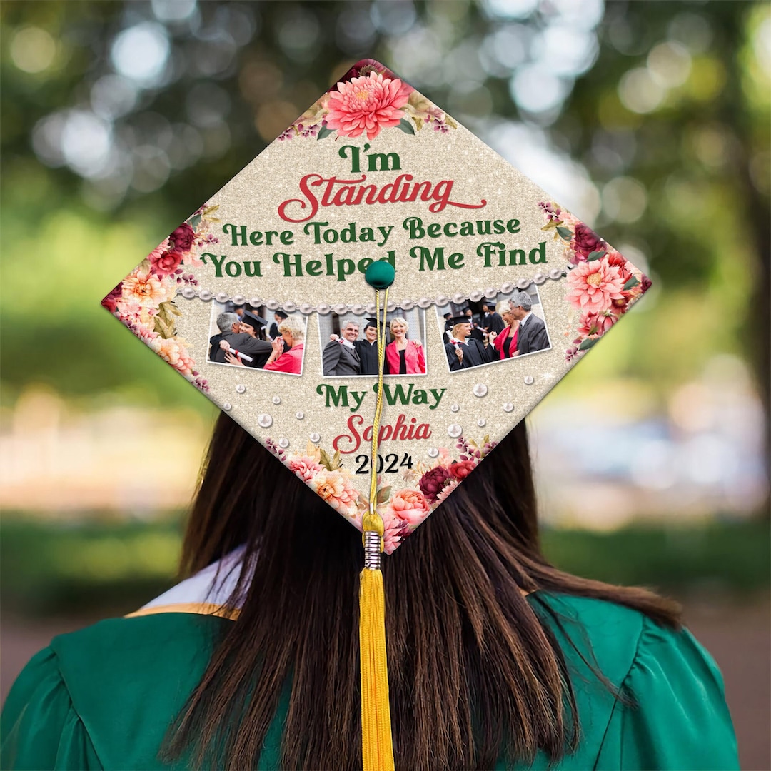 Personalized Photo Family Graduation Cap Topper, Grad Cap Topper, Class ...