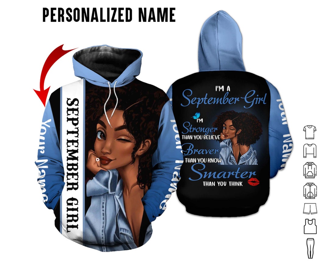 September Girl Shirt, Virgo Black Queen September Birthday Gift I Am a ...