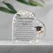 Personalized Graduation Print Heart Acrylic Plaque, Graduation Gift for ...
