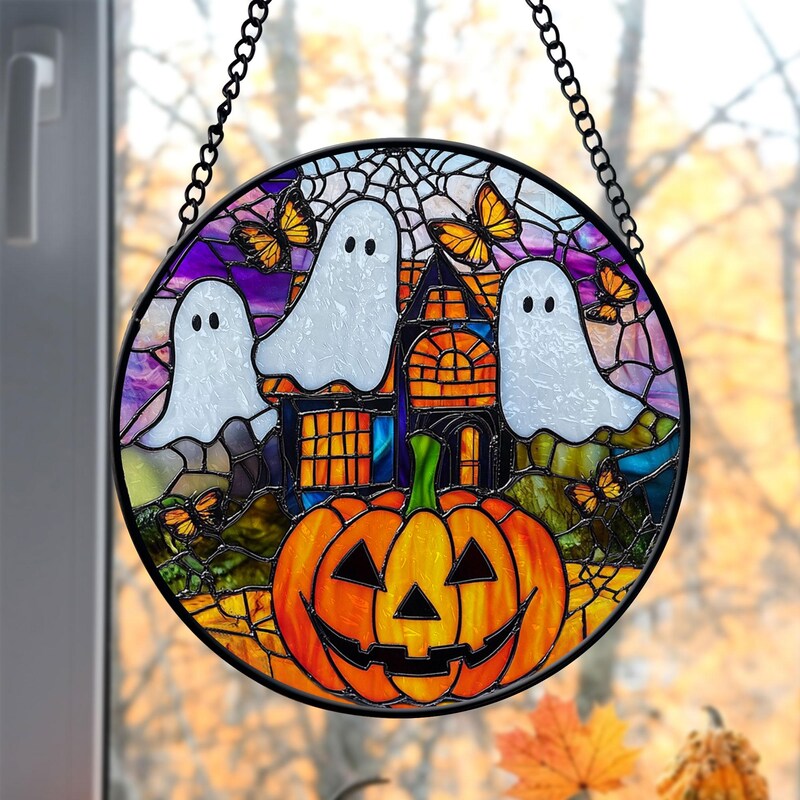 Stained Glass Ghost - Etsy