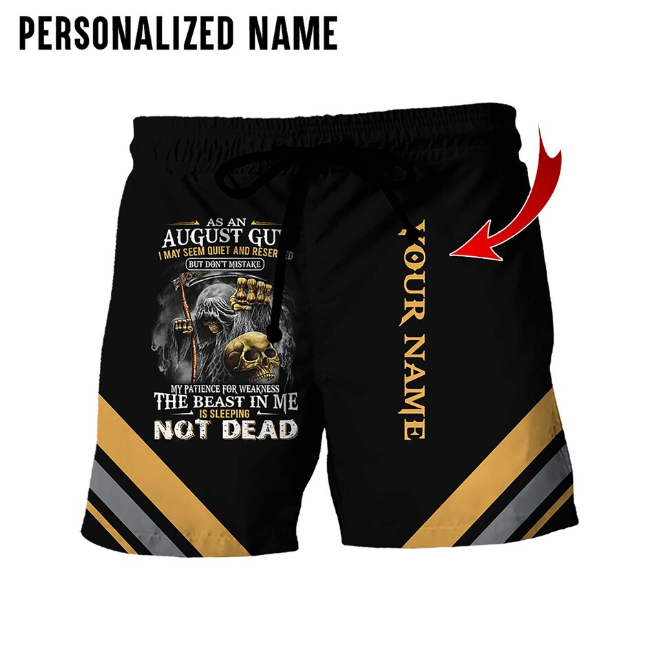 Personalized name August birthday 3D T-Shirt sold by Diana Silva | SKU ...