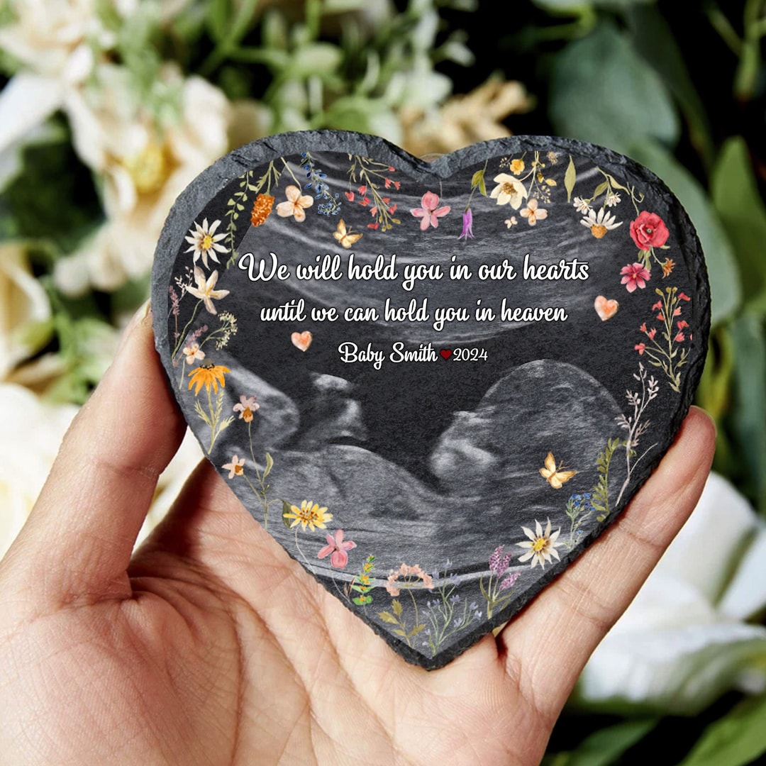 Personalized Baby Memorial Stone for Indoor, Outdoor, Loss of Infant ...