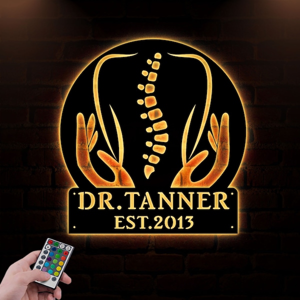 Personalized Chiropractor Sign - Etsy