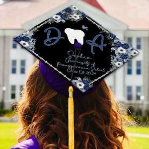Personalized Dental Assistant Graduation Cap Topper, Grad Cap Topper ...