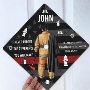 Personalized Never Forget the Difference You Will Make Firefighter ...