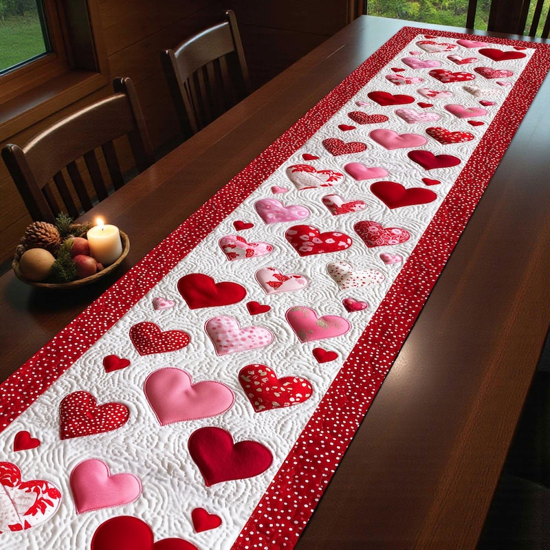 Valentine Runner Round - Etsy