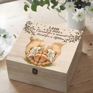 Personalized Baby Memorial Keepsake Box, Infant Loss Memorial, Baby ...