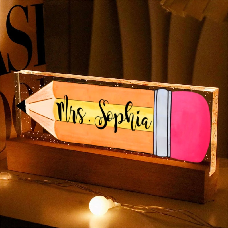 Pencil Lamp - Etsy