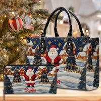 Santa Purse Christmas Holiday Handbag - Etsy