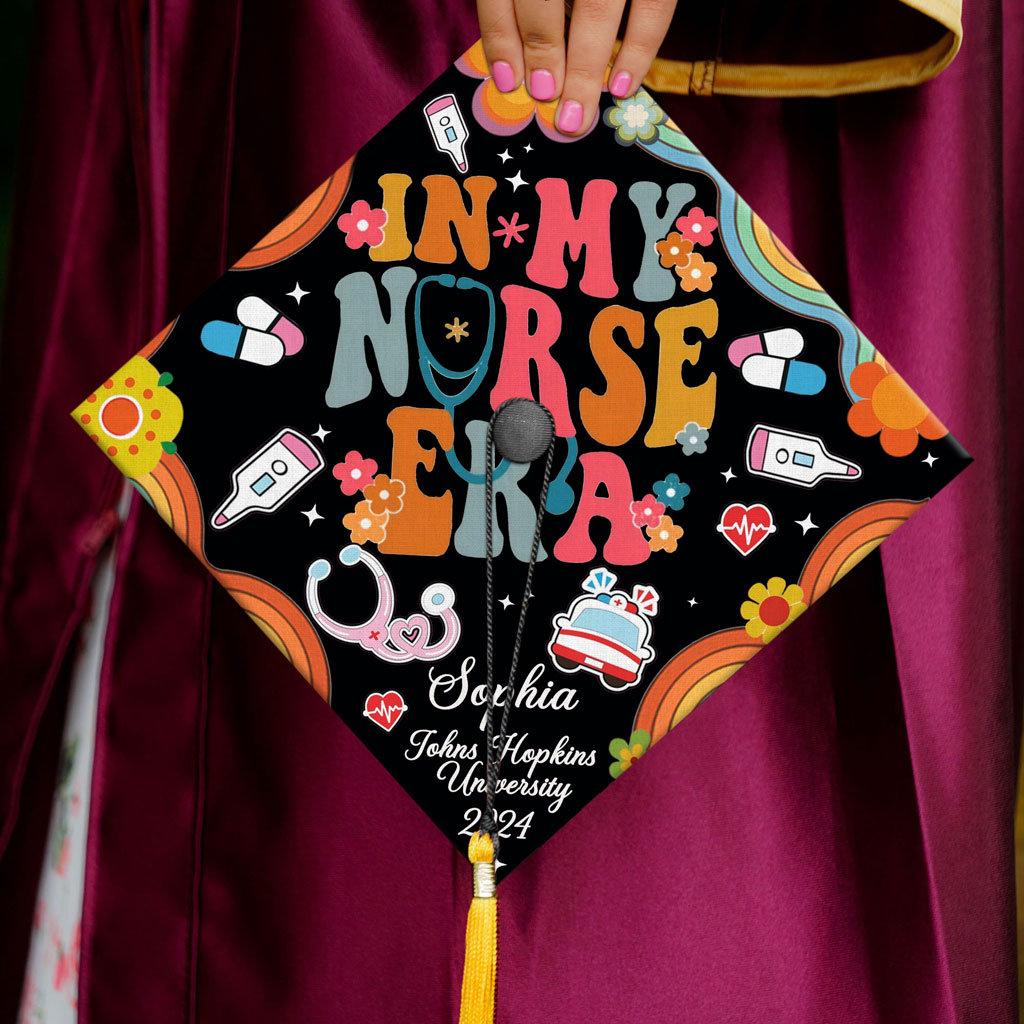 Personalized Nursing Graduation Cap Topper, Class of 2025, in My Nurse ...