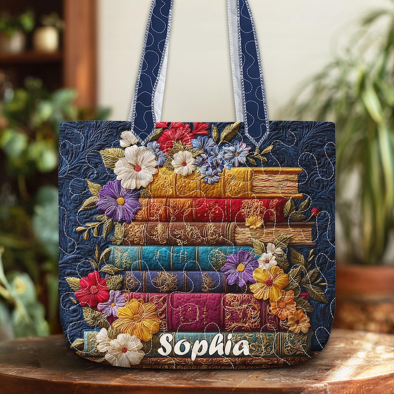 Quilted Tote Bag Cactus - Etsy