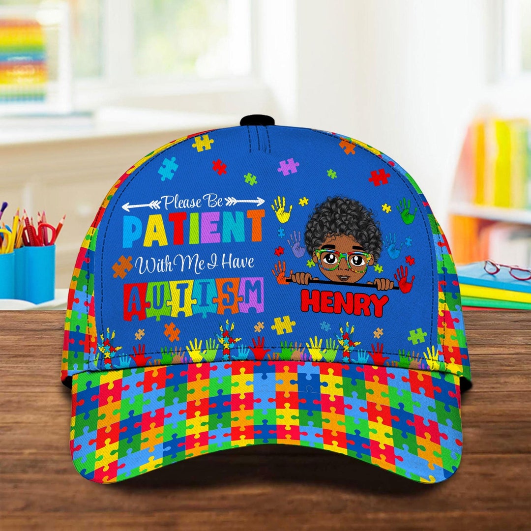 Personalized Please Be Patient I Have Autism Cap for Kids, Autistic ...